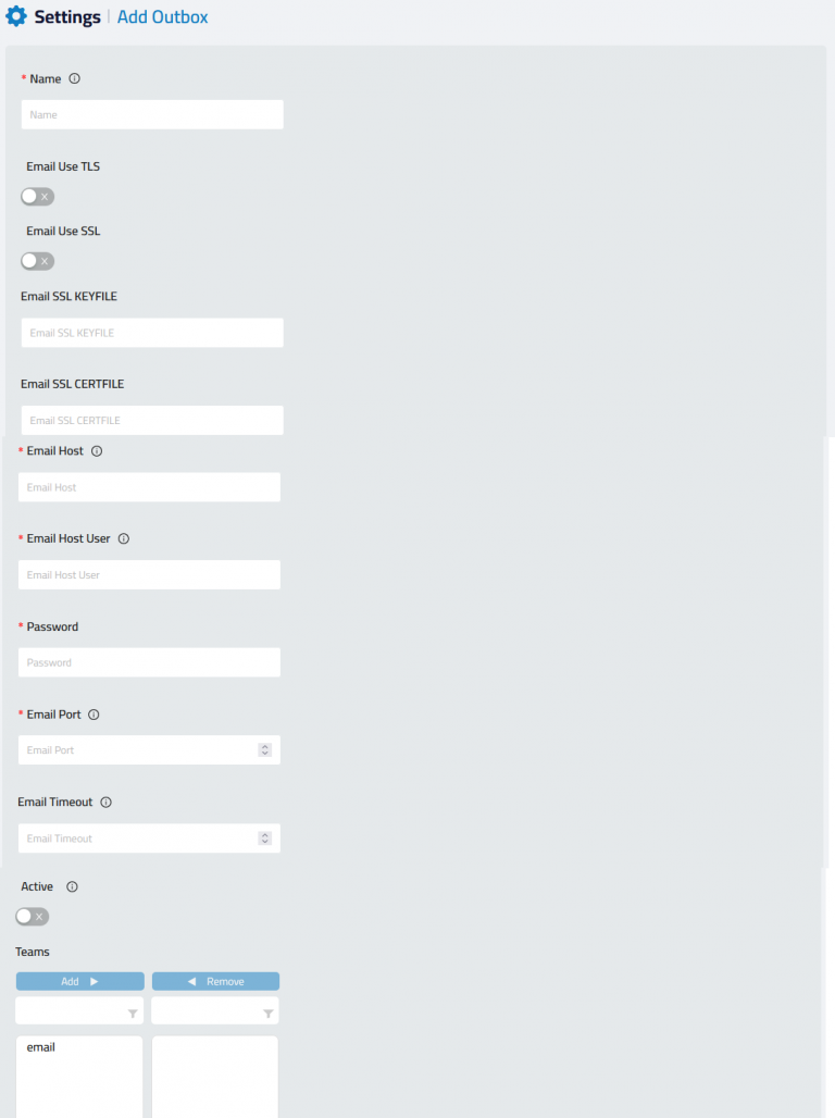 Email Channel Outbox – XonTel Documentation Center